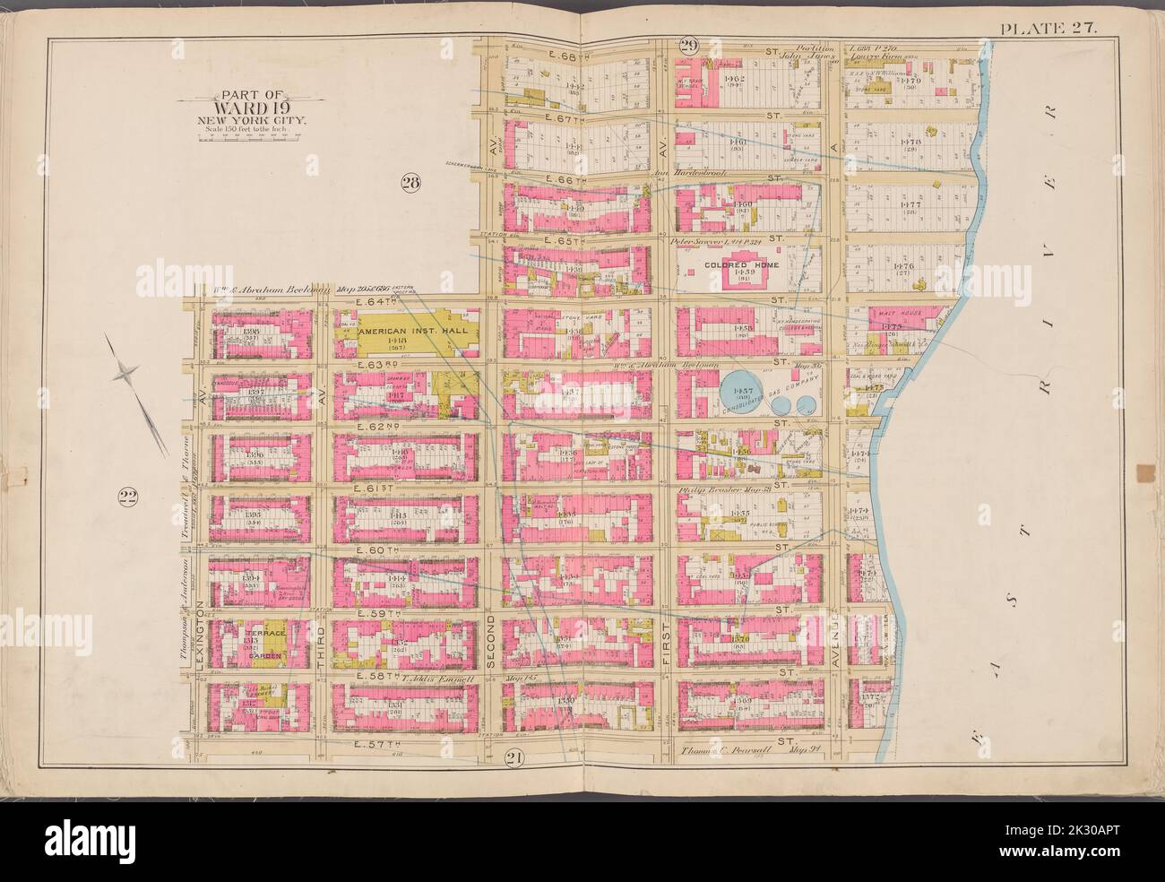 Cartographic, Maps. 1891. Lionel Pincus and Princess Firyal Map ...