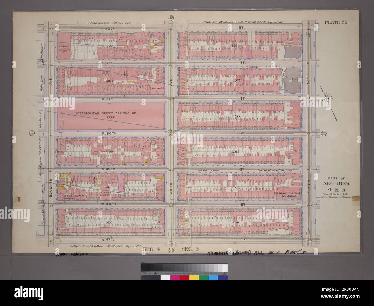 Manhattan map 1899 hi-res stock photography and images - Alamy