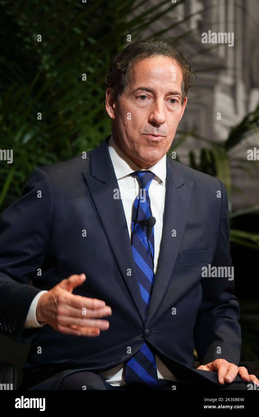 Austin, USA. 23rd Sep, 2022: U.S. Representative JAMIE RASKIN, D ...