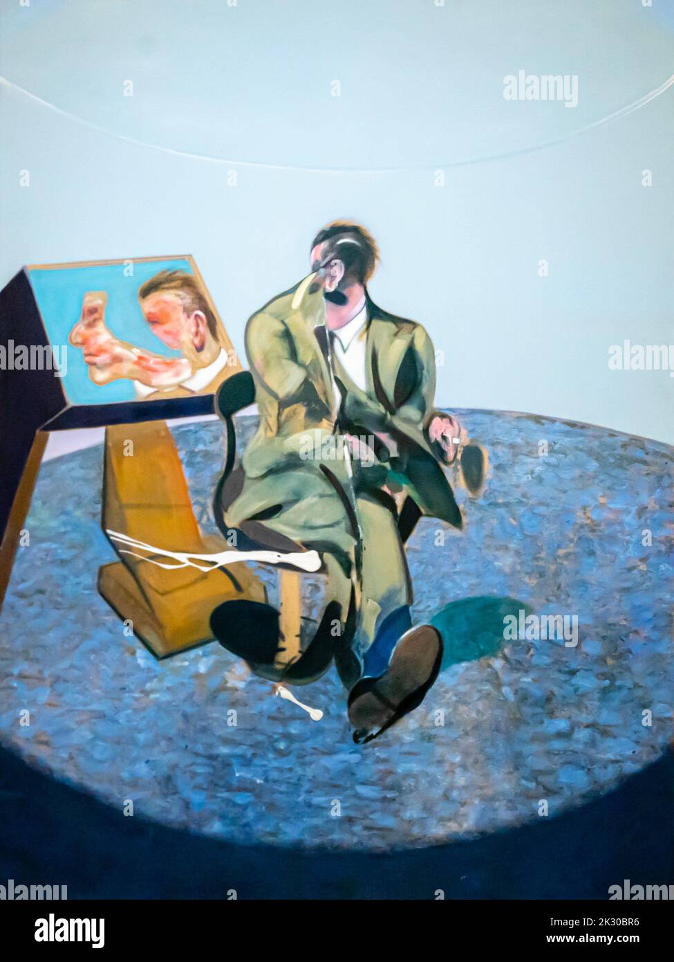 Francis Bacon - Portrait of George Dyer in a Mirror - 1968.Thyssen ...