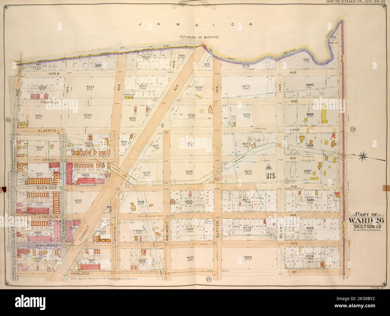 Map of spring creek hi-res stock photography and images - Alamy
