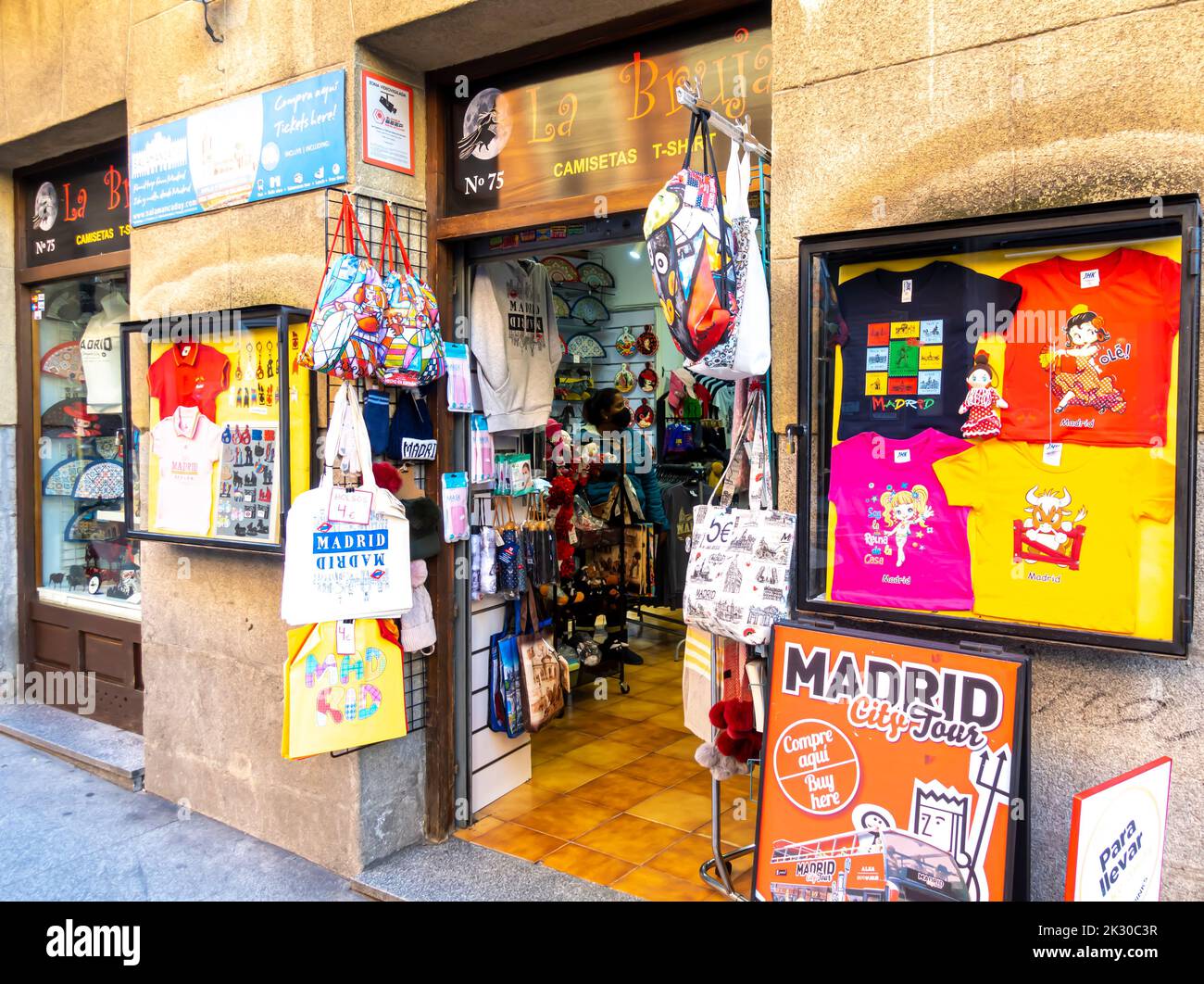 La Bruja, Gift shop in Madrid, Spain Stock Photo - Alamy