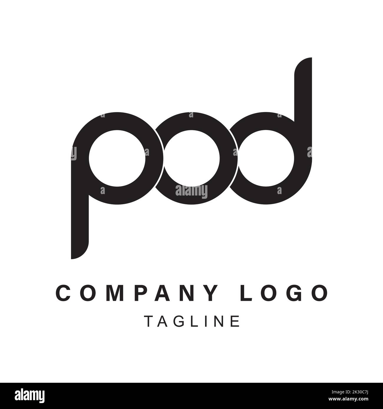 Ooo logo design hi-res stock photography and images - Alamy