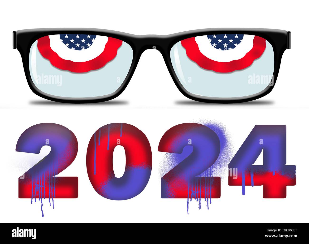 Patriotic supporters Cut Out Stock Images & Pictures - Alamy