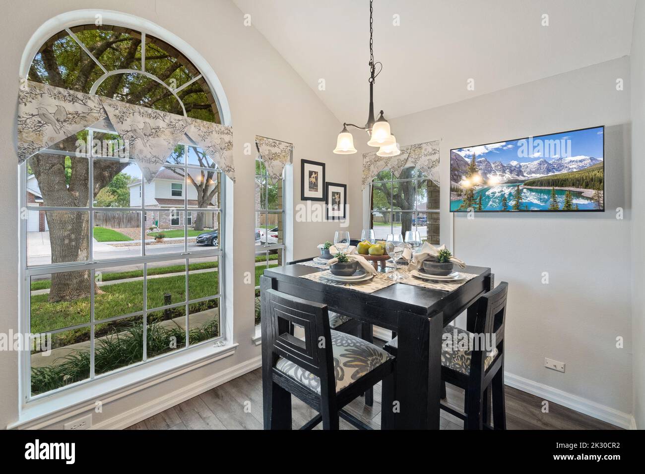 Interior dining room Stock Photo - Alamy