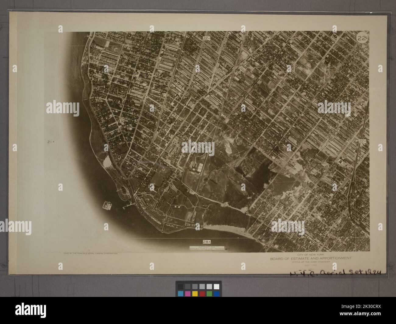 New York (N.Y.). Bureau of Engineering. Cartographic, Maps. 1924 ...