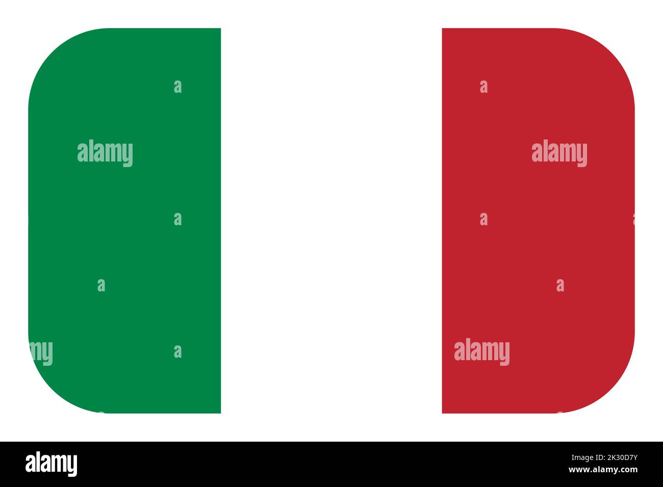 Flag of Italy. Italian national symbol in official colors. Template ...
