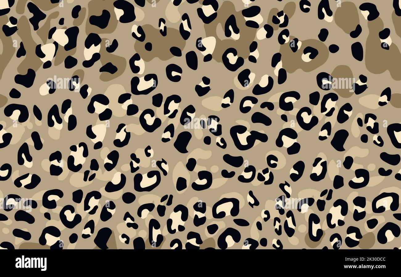 Abstract modern leopard seamless pattern. Animals trendy background ...