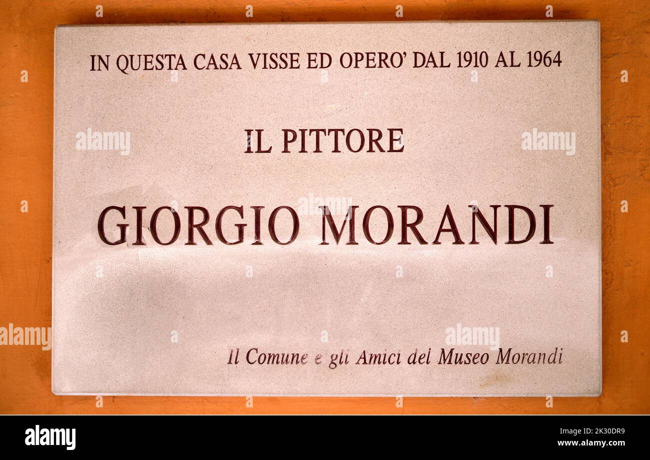 Casa Giorgio Morandi Via Fondazza Bologna Italy Stock Photo - Alamy