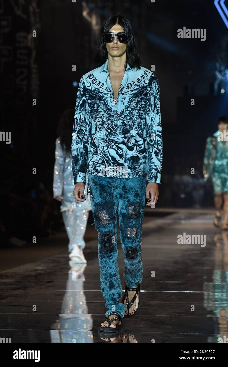 Milan, Italy. 23rd Sep, 2022. Milan, Milan Fashion Week, Woman Spring ...