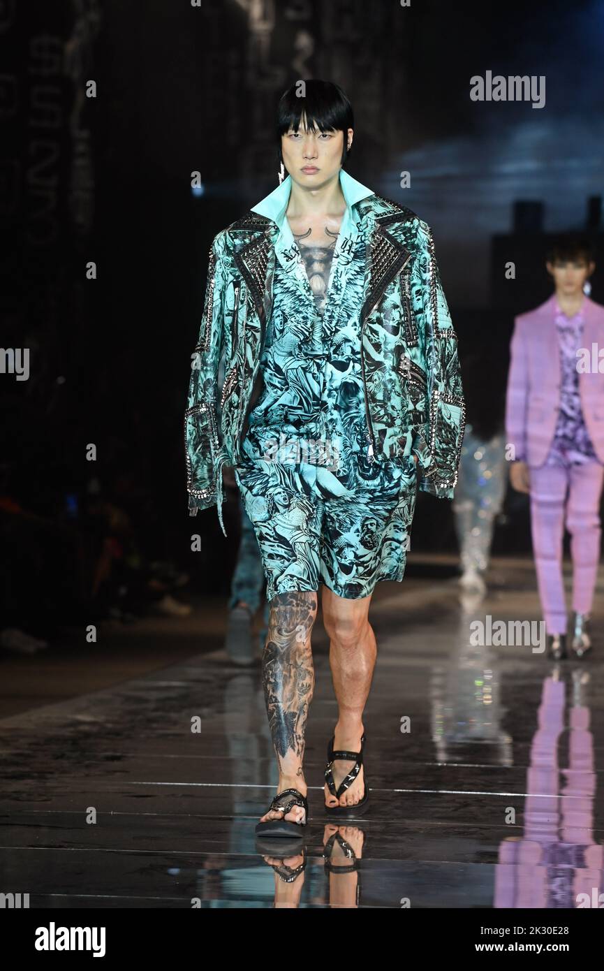 Milan, Italy. 23rd Sep, 2022. Milan, Milan Fashion Week, Woman Spring ...