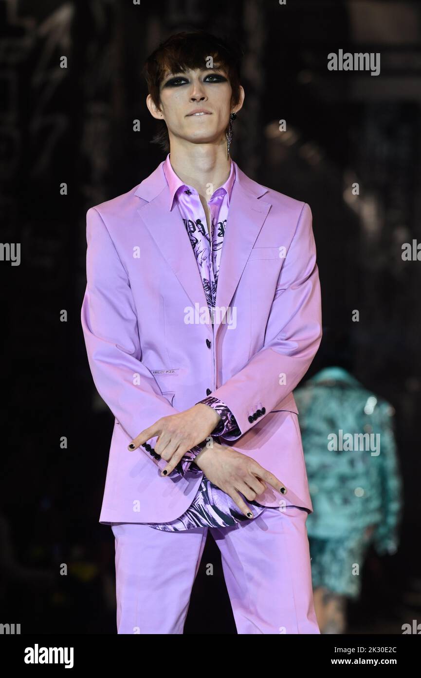 Milan, Italy. 23rd Sep, 2022. Milan, Milan Fashion Week, Woman Spring ...