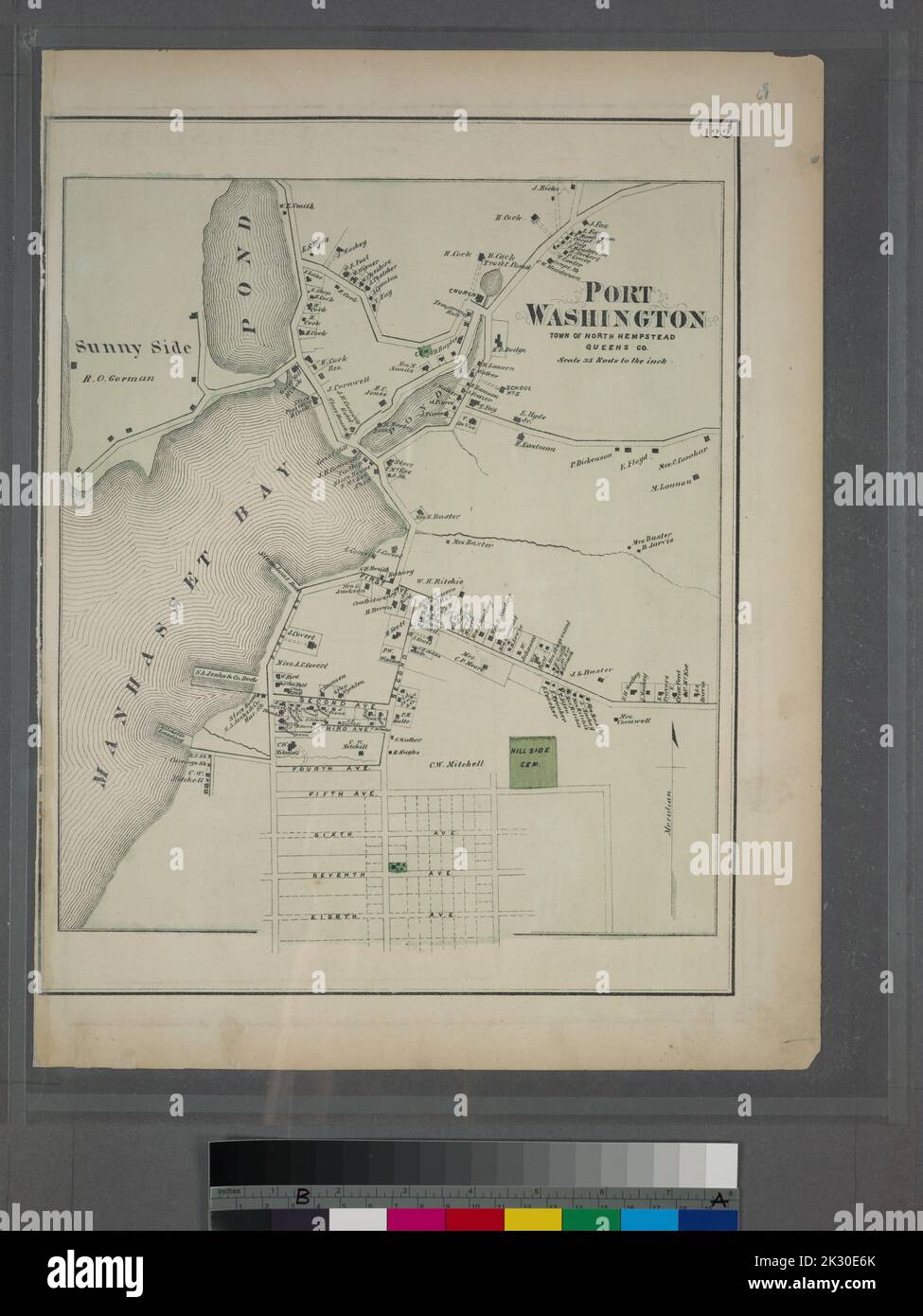 Map of port washington hi-res stock photography and images - Alamy