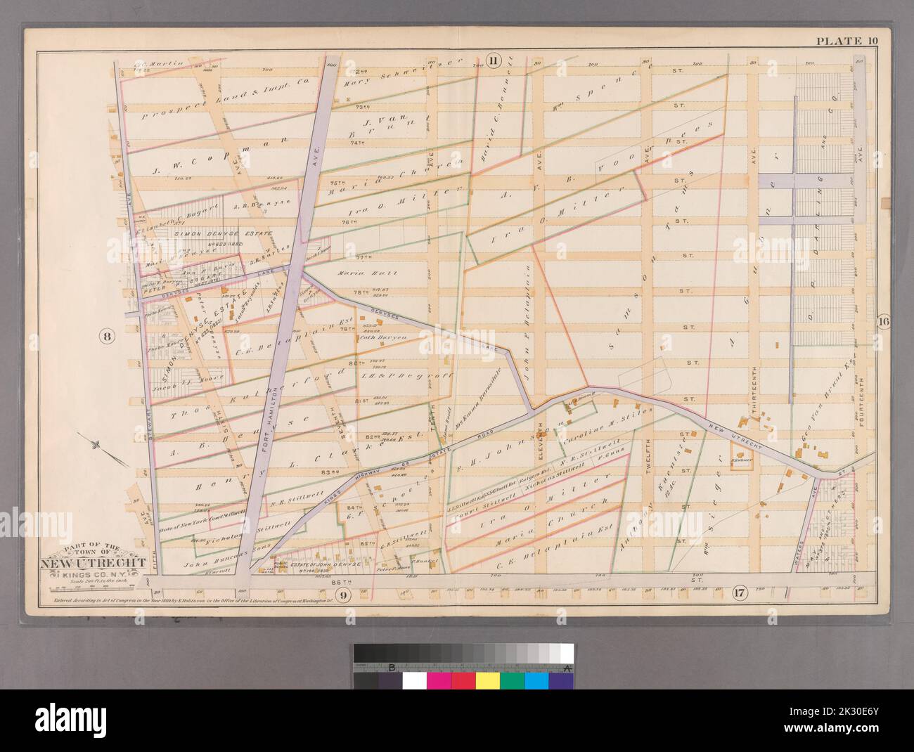 F. Bourquin & Co.. Cartographic, Maps. 1890. Lionel Pincus and Princess ...