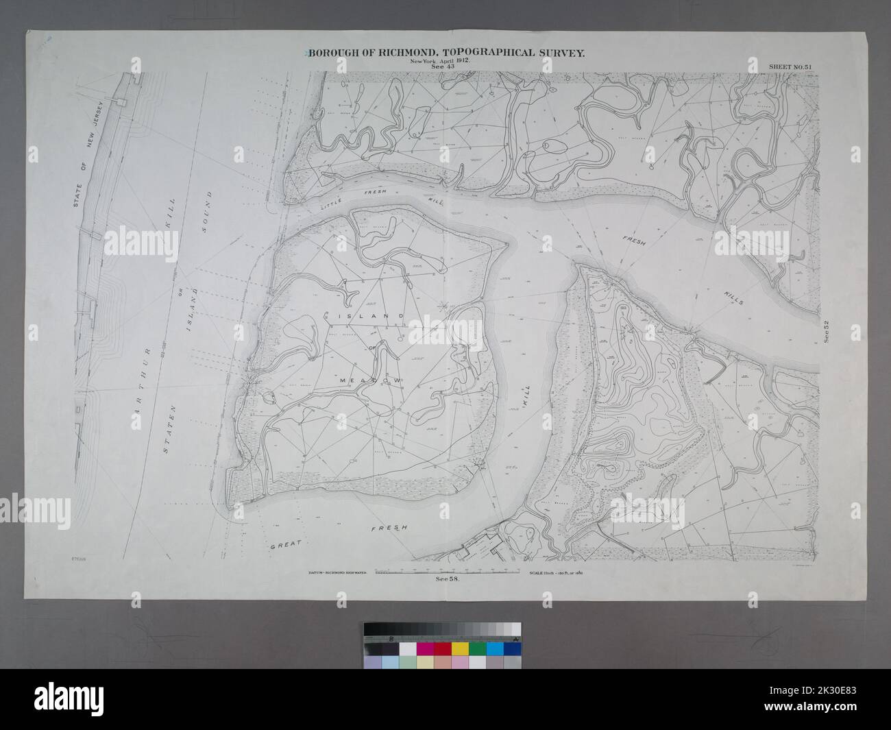 Mapa De Staten Island Arthur Kill Road