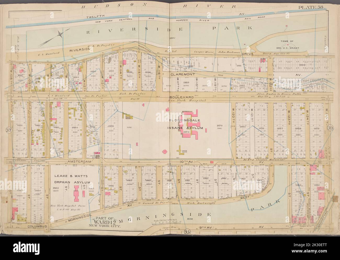 Cartographic, Maps. 1891. Lionel Pincus and Princess Firyal Map ...