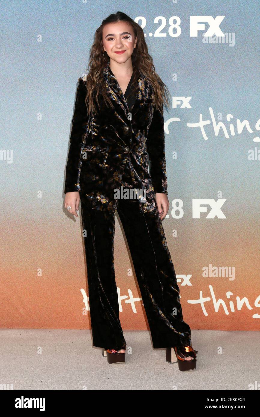 LOS ANGELES - FEB 23: Olivia Edward at the Better Things Season 5 Premiere at Hollywood Forever ...