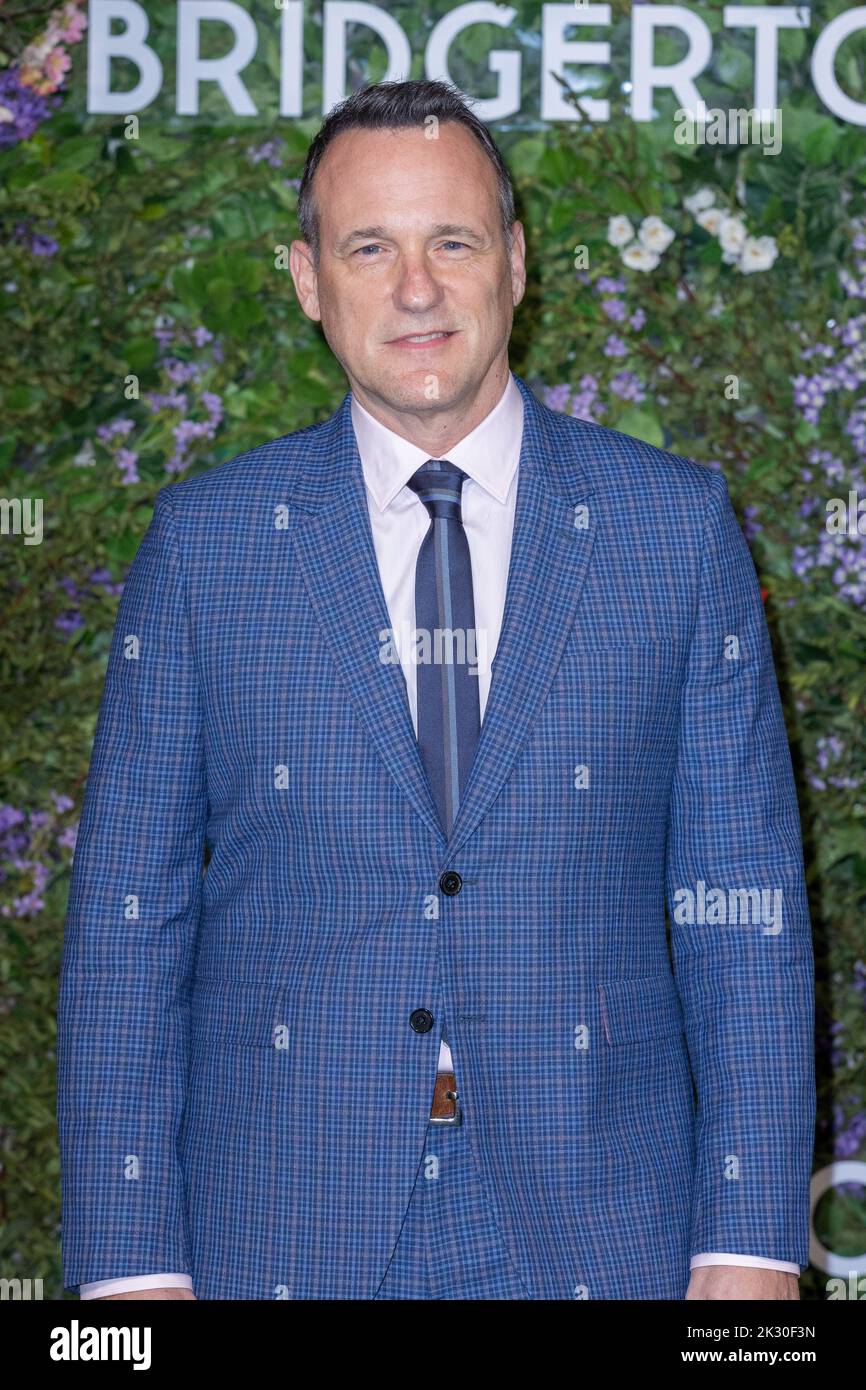 Tom Verica attends the World Premiere of "Bridgerton" Season 2 at The ...