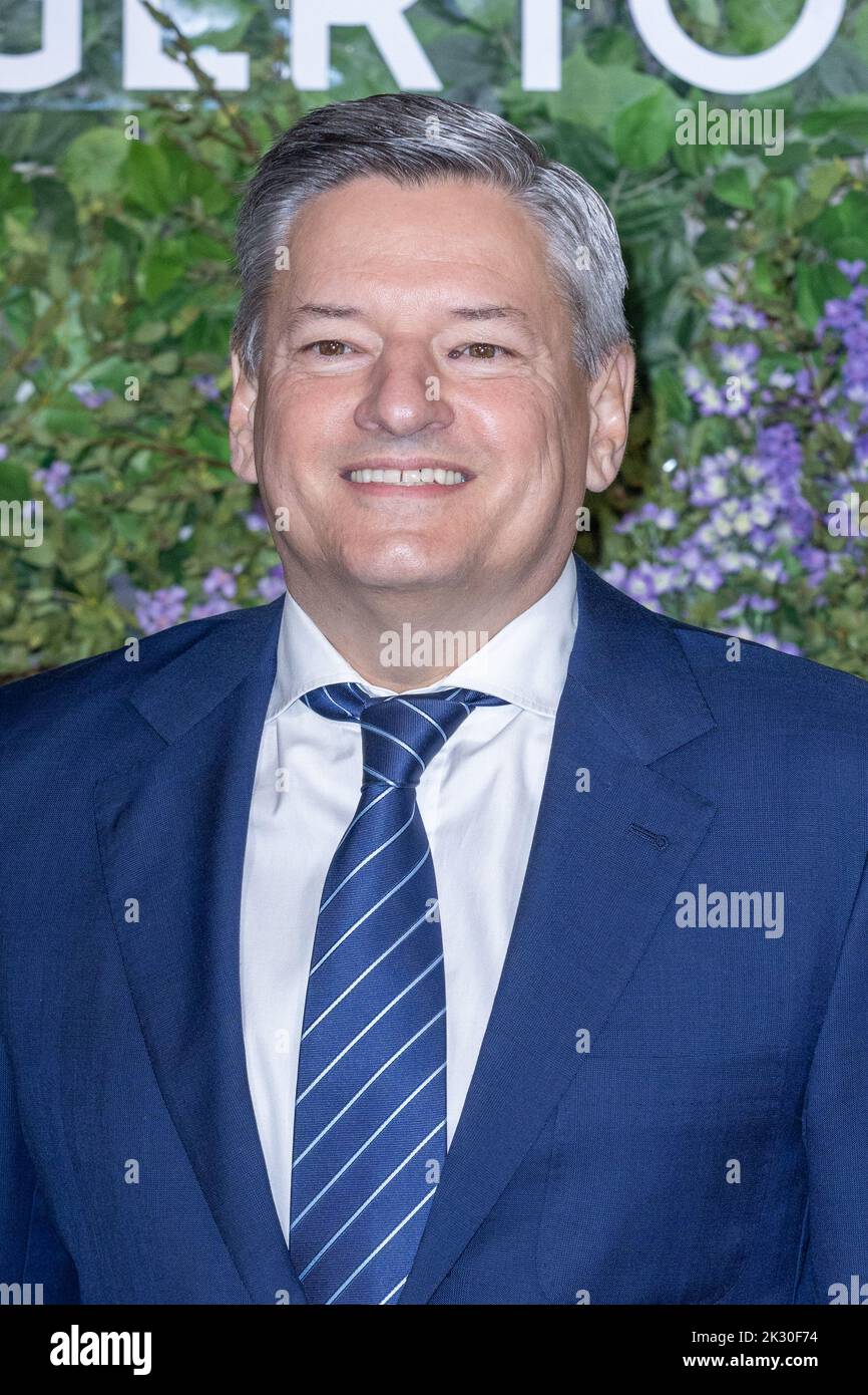 Netflix co-CEO Ted Sarandos attends the World Premiere of "Bridgerton ...