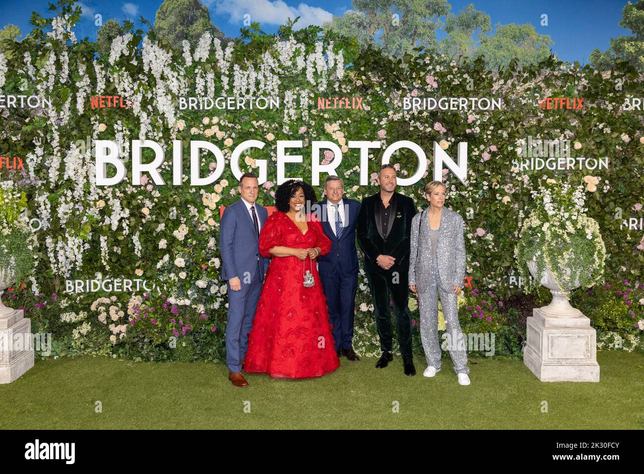 Tom Verica, Shonda Rhimes, Ted Sarandos, Chris Van Dusen and Betsy ...