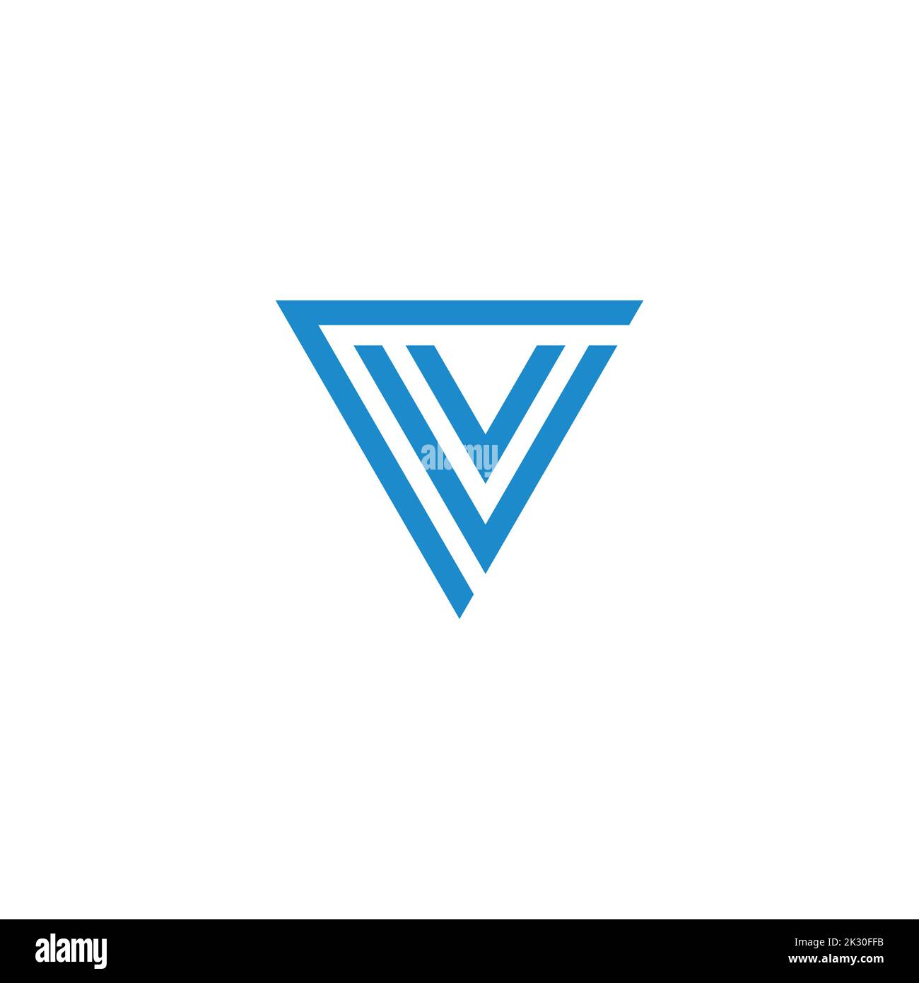 letter rv stripe arrow line logo vector Stock Vector Image & Art - Alamy