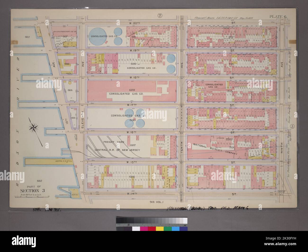 Manhattan map 1899 hi-res stock photography and images - Alamy