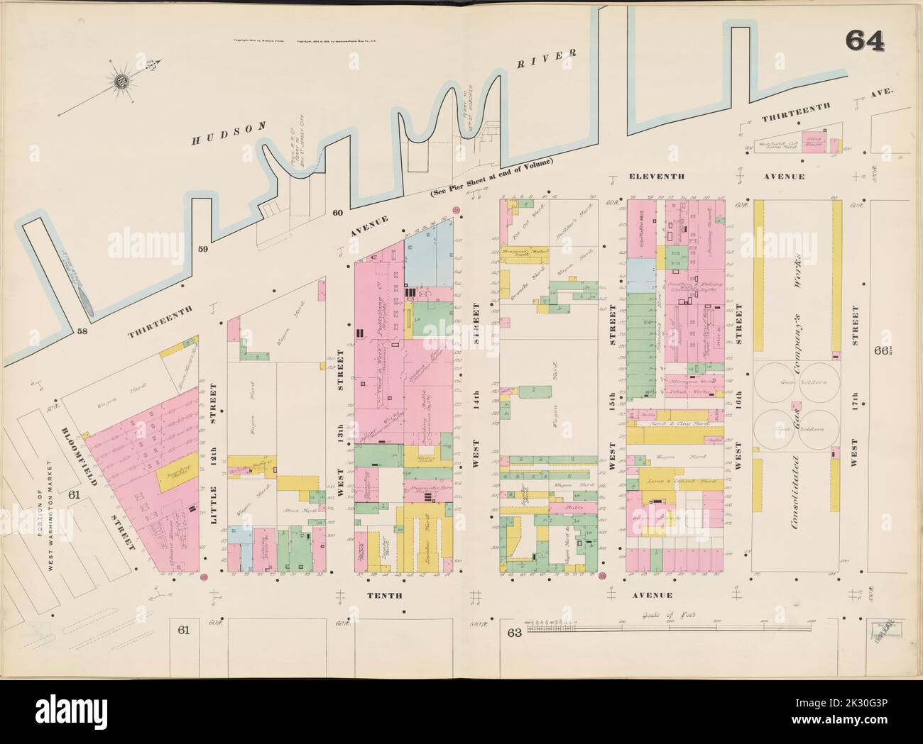 Map of new bloomfield hi-res stock photography and images - Alamy
