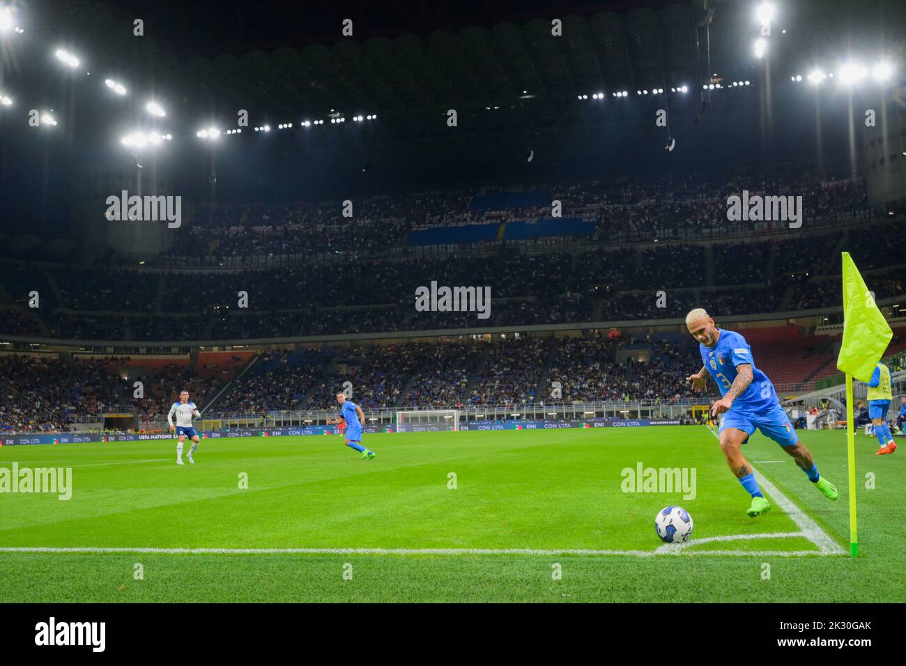 Milan, Italy, 23st September 2022. Match Italy - England, UEFA Nations ...