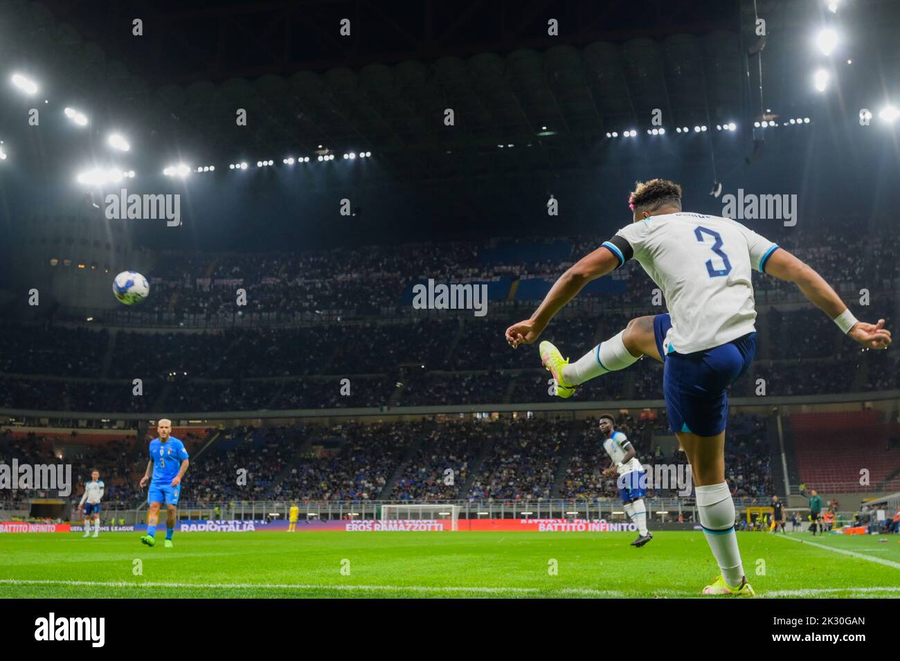 Milan, Italy, 23st September 2022. Match Italy - England, UEFA Nations ...