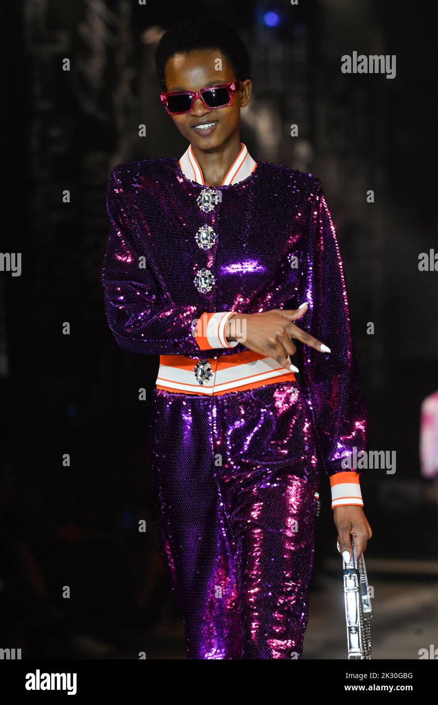 Milan, Italy. 23rd Sep, 2022. Milan, Milan Fashion Week, Woman Spring ...