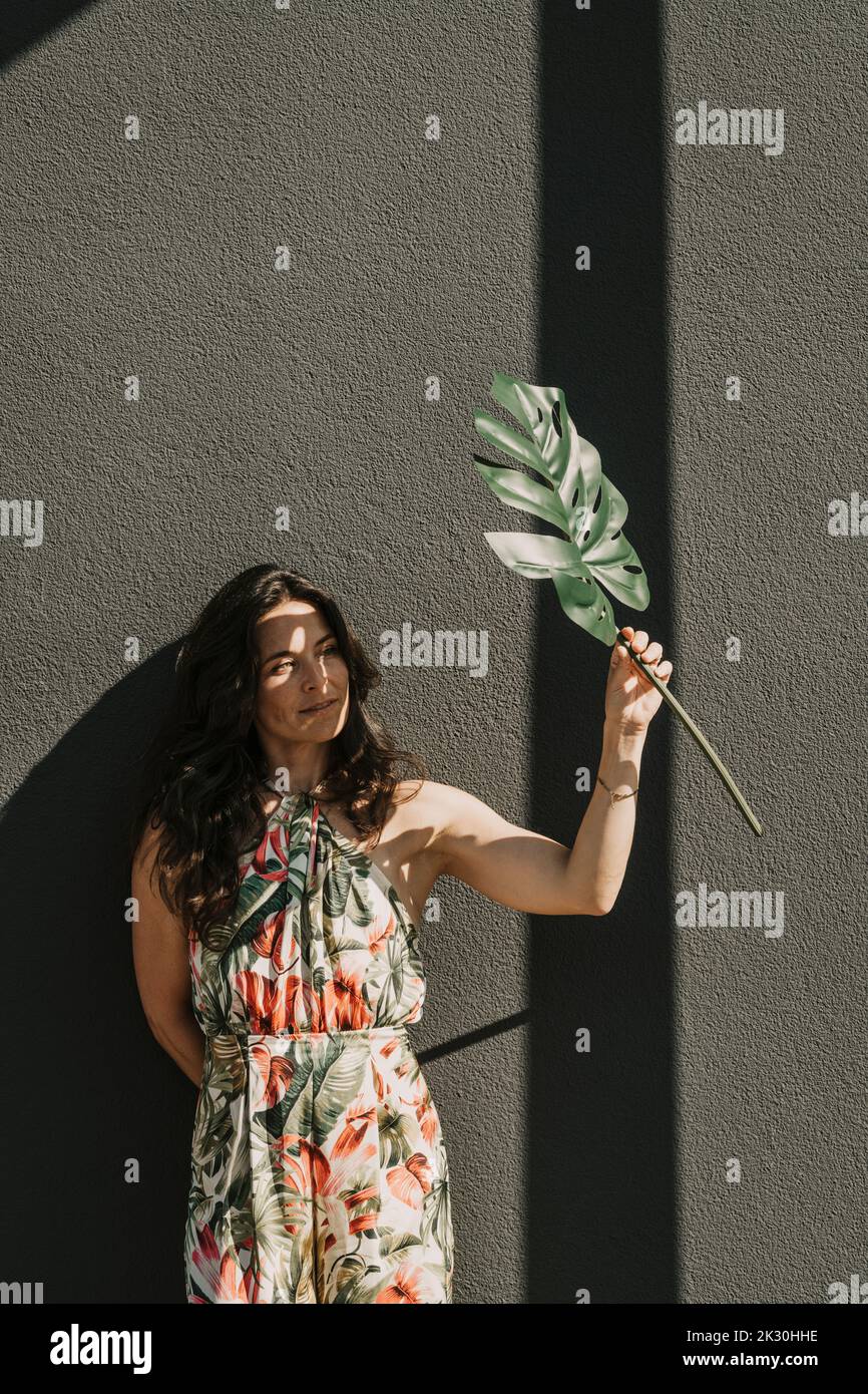 Woman shielding her face hi-res stock photography and images - Alamy