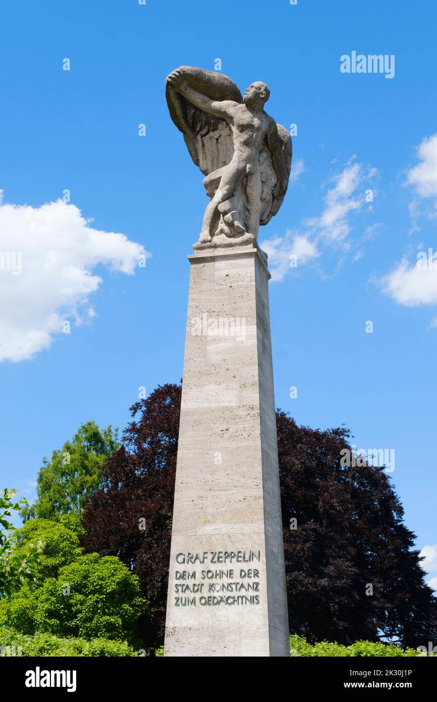 Monument for count zeppelin hi-res stock photography and images - Alamy