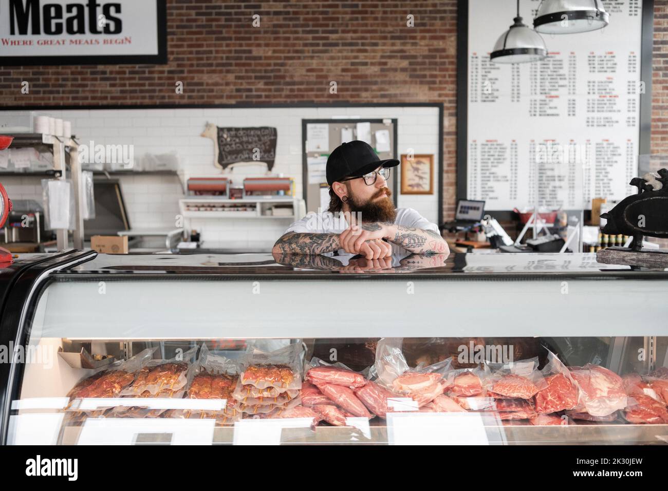 Butcher counter hi-res stock photography and images - Alamy