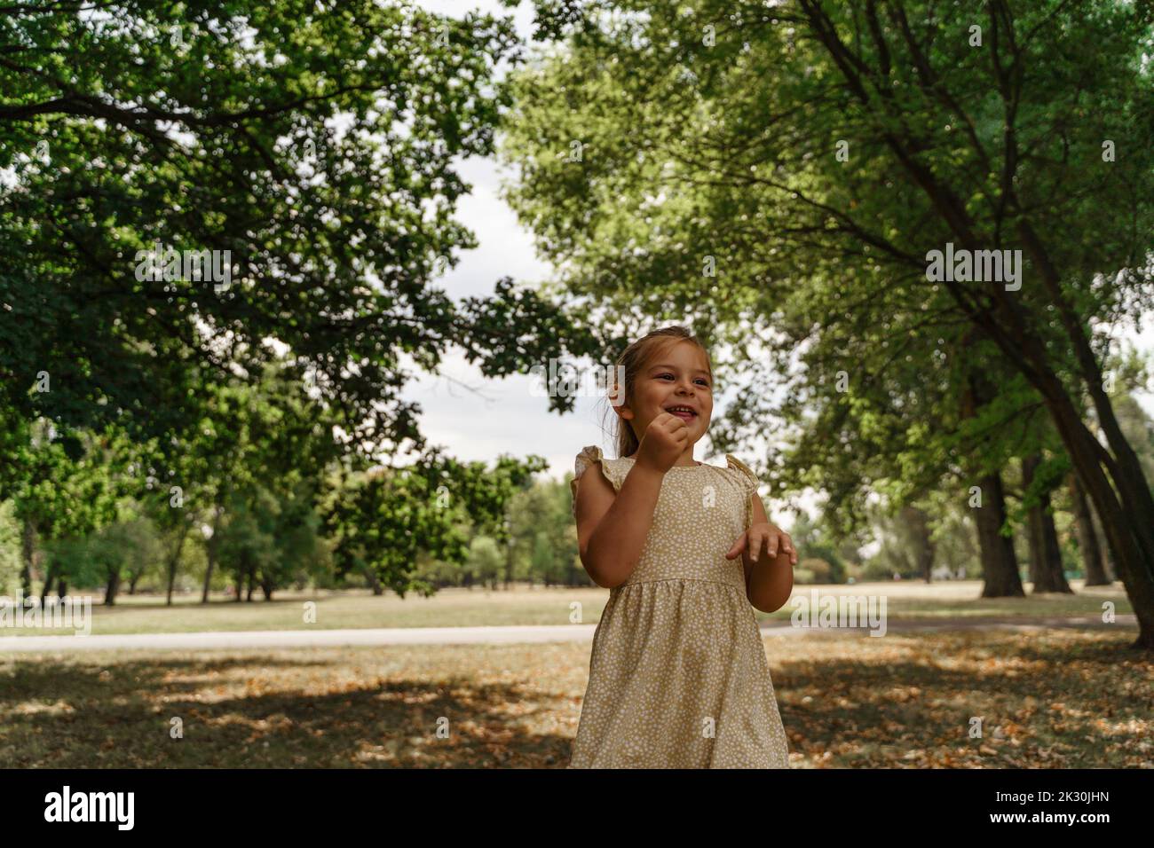Person standing by trees hi-res stock photography and images - Alamy