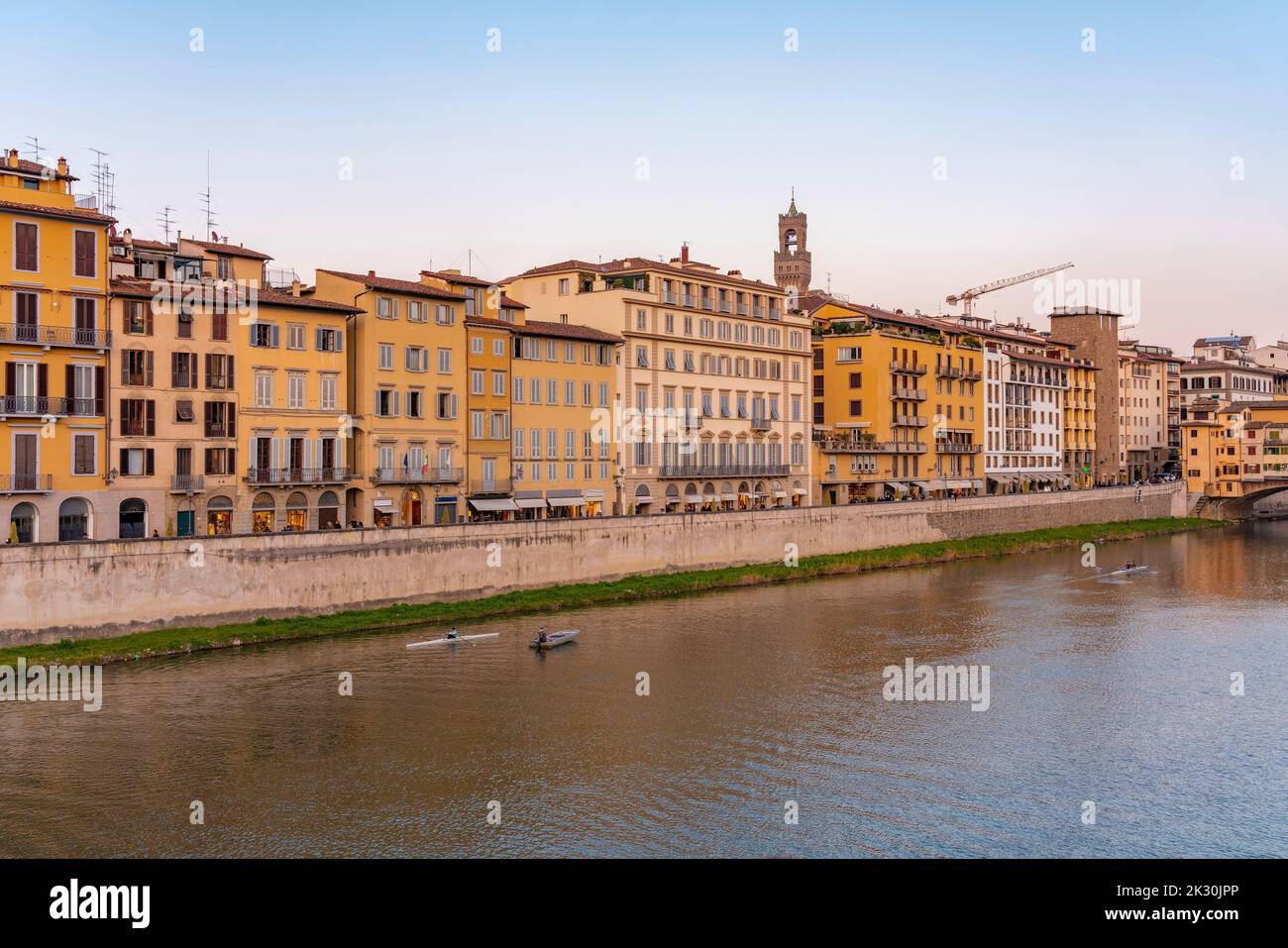 Row houses along arno river hi-res stock photography and images - Alamy