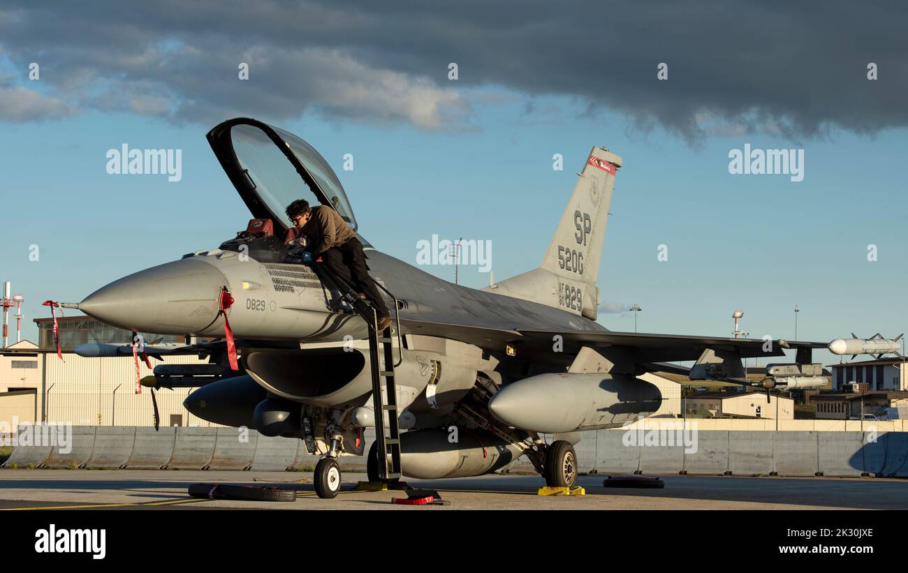 Airman 1st Class John Esquivel, 52nd Aircraft Maintenance Squadron ...