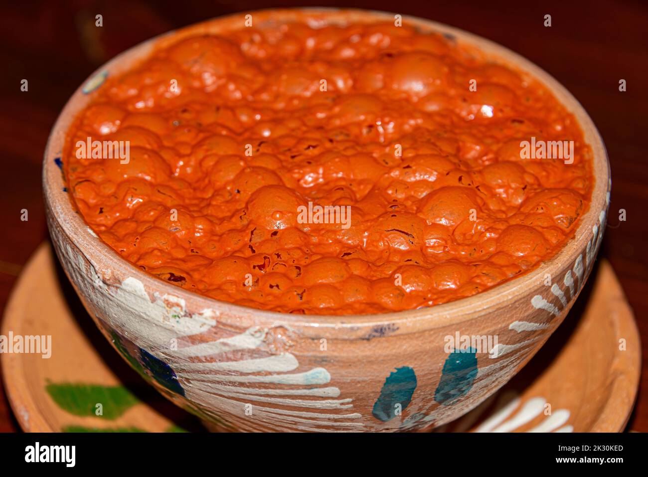 Traditional Pinole beverage from the Oaxaca highlands, Mexico Stock ...