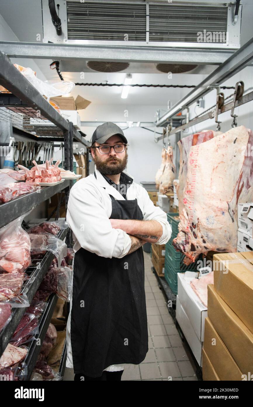 Butcher fridge hi-res stock photography and images - Alamy