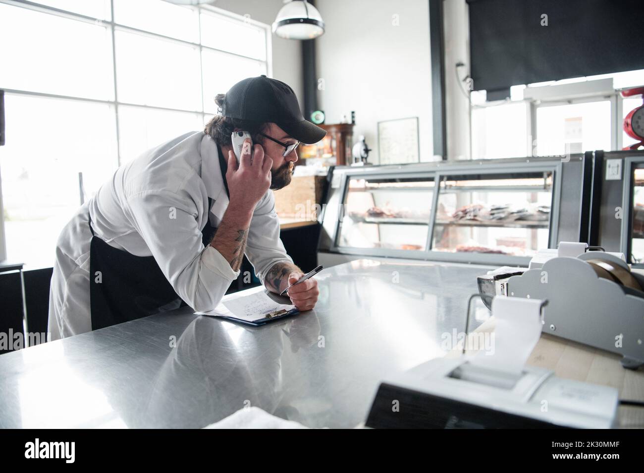 Telephone food order hi-res stock photography and images - Alamy