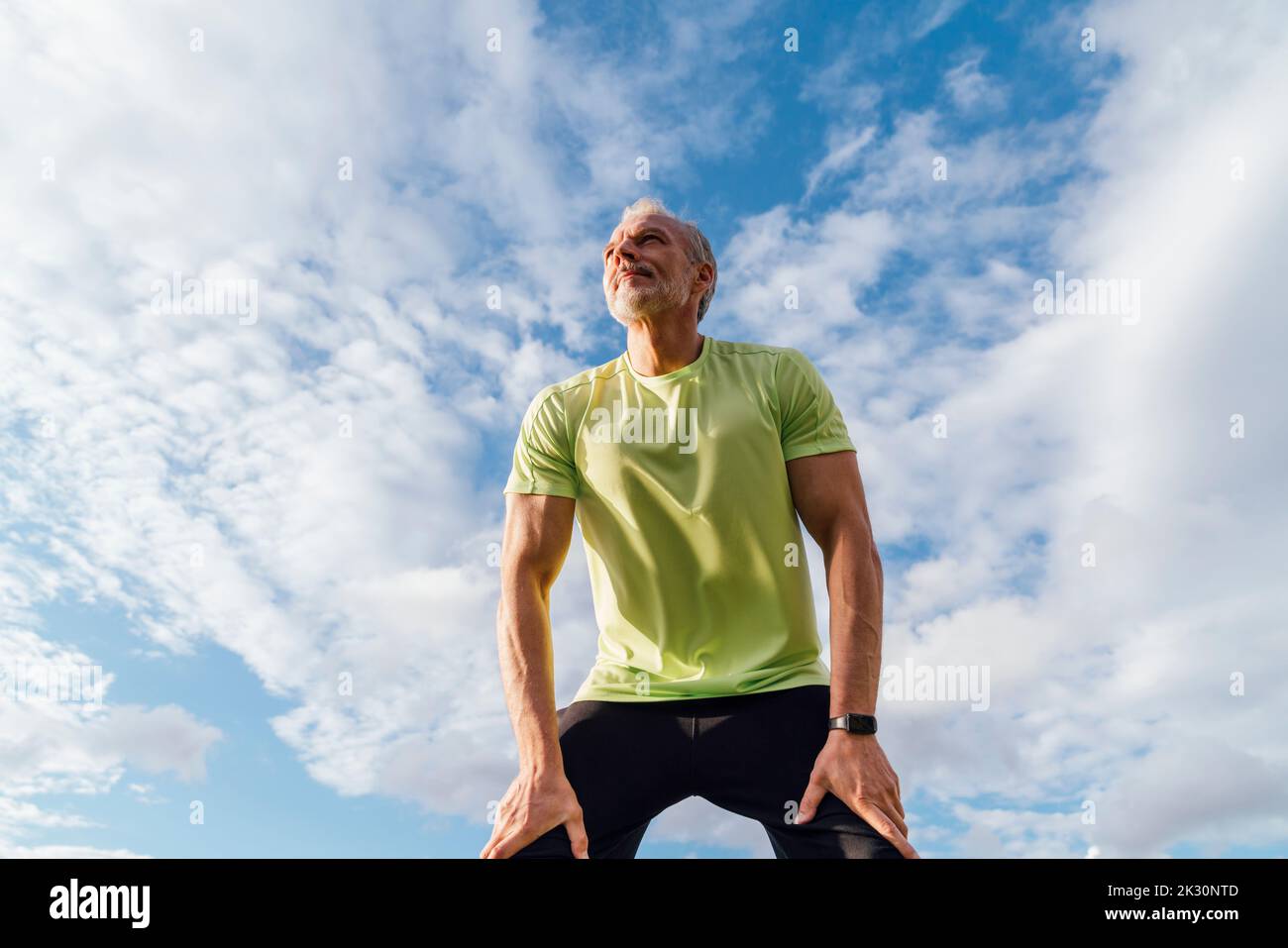 Man 60 breathless hi-res stock photography and images - Alamy