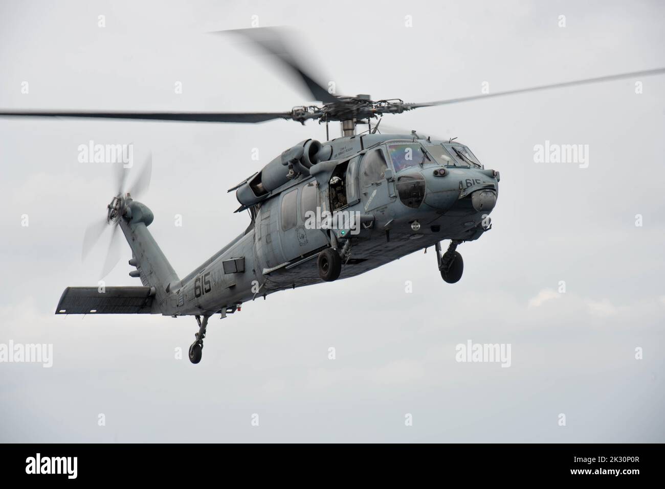 220922-N-LI114-1044 PHILIPPINE SEA (Sept. 22, 2022) An MH-60S Seahawk ...