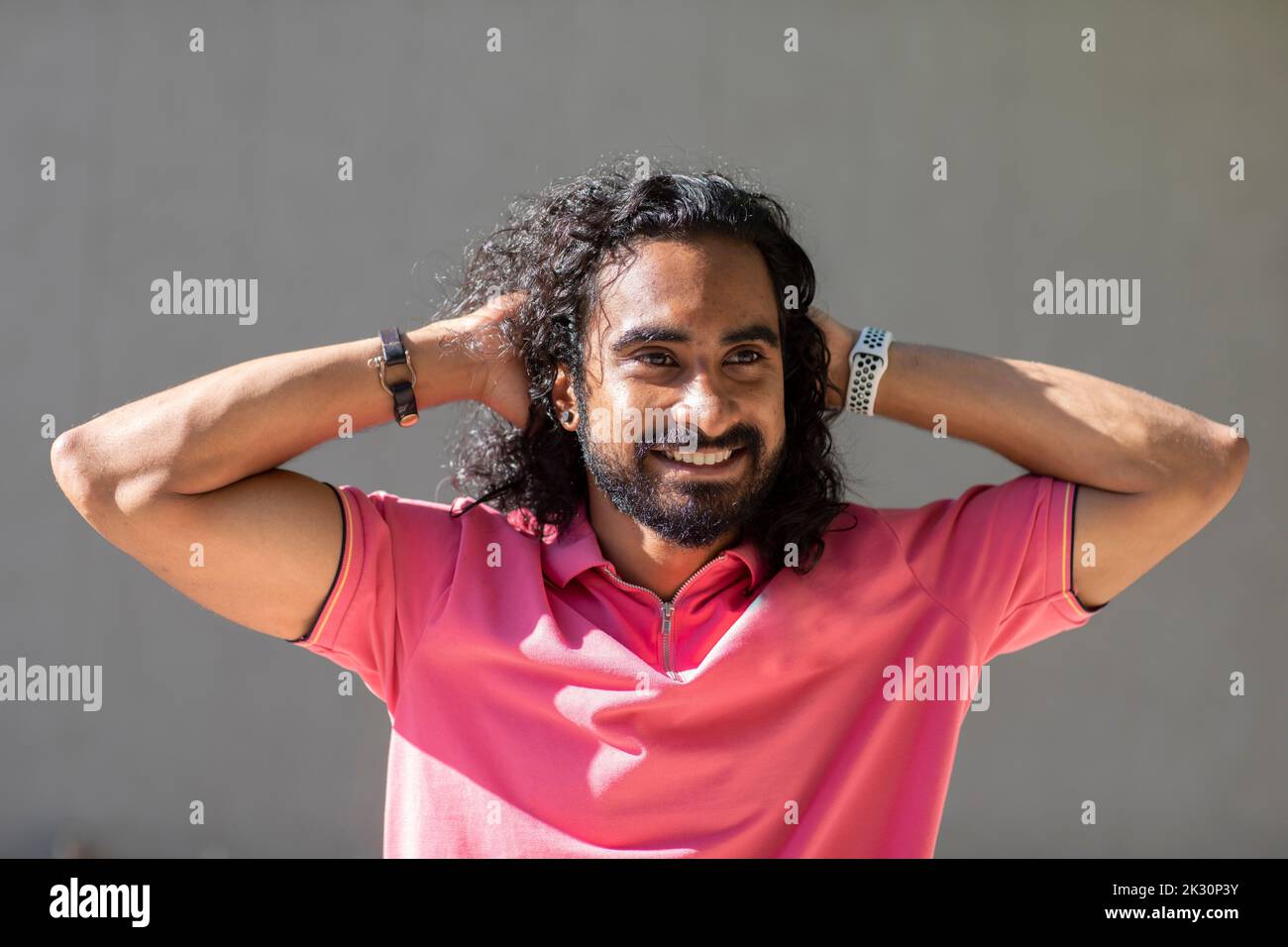 Young smiling indian man in hi-res stock photography and images - Alamy