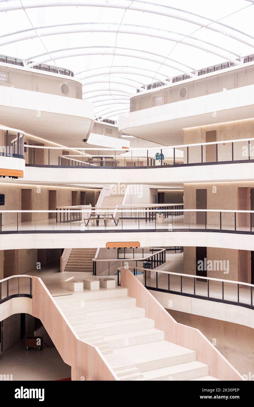 Modern office with corridors and steps Stock Photo - Alamy