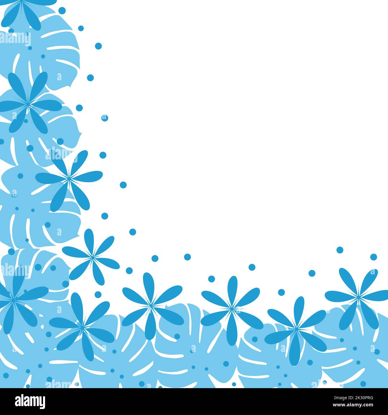 Colorful Corner frame with hand drawn elements such as flowers, exotic ... Colorful Corner frame with hand drawn elements such as flowers, exotic ...