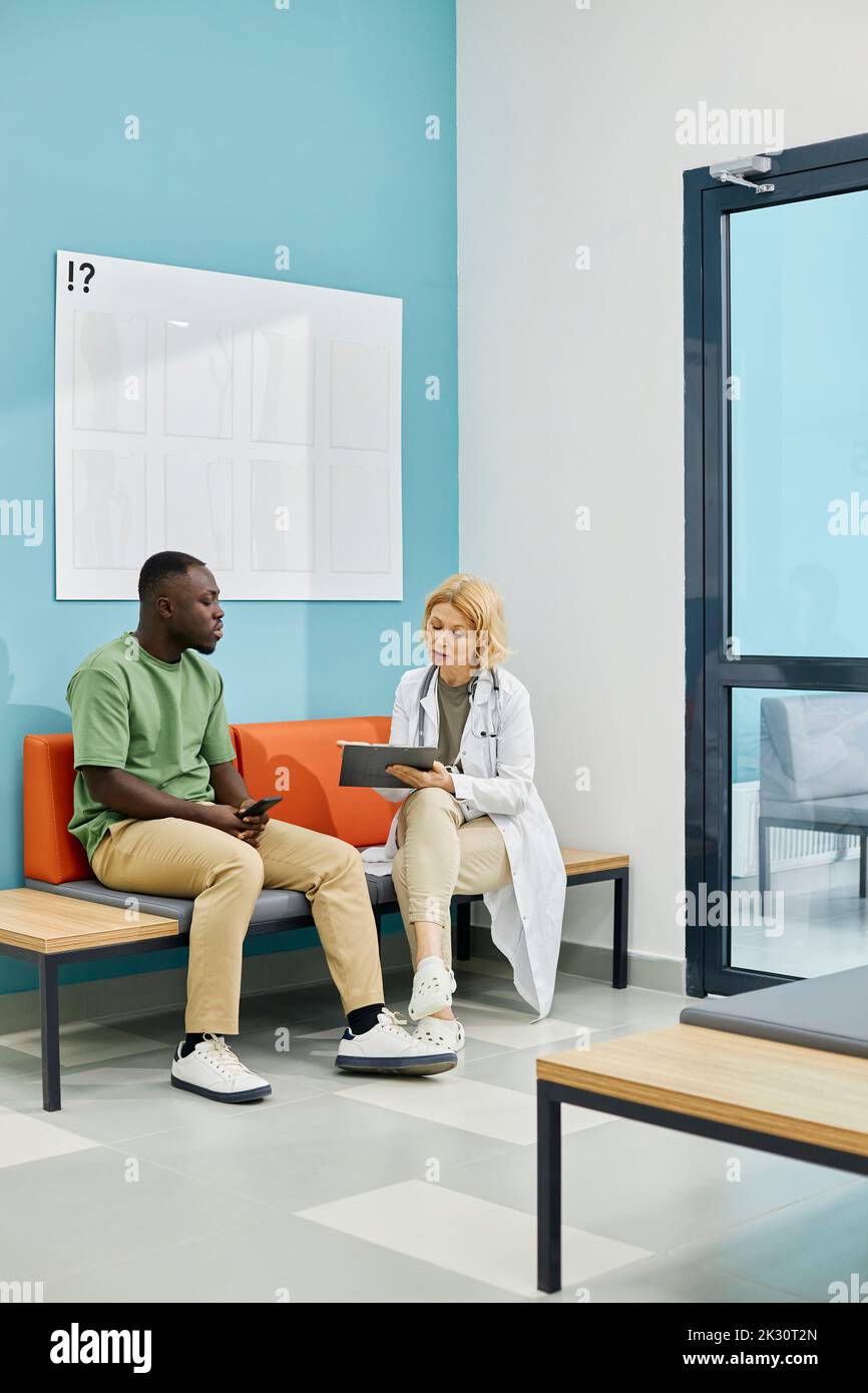 Patient sitting legs hi-res stock photography and images - Alamy