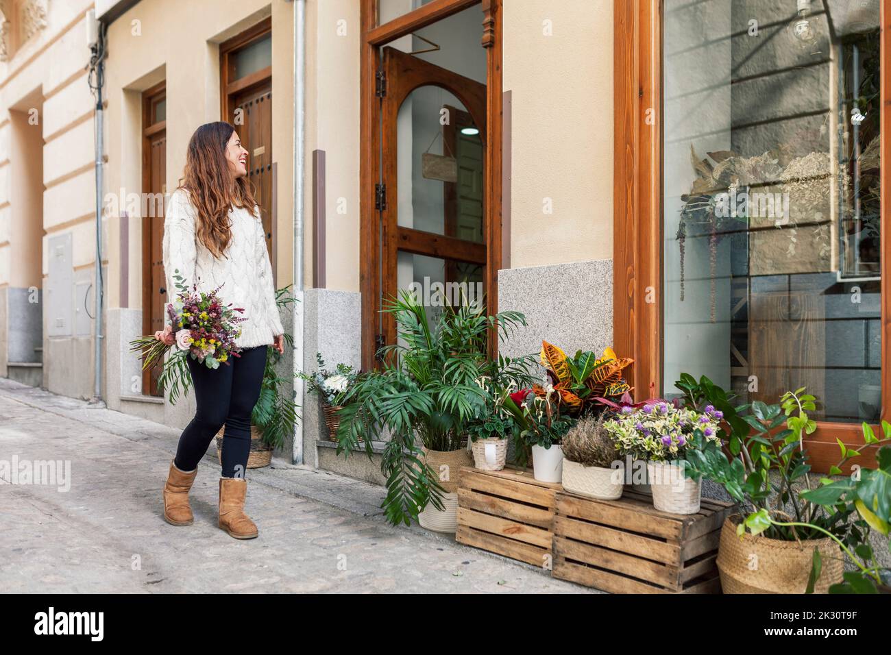 Walking flower hi-res stock photography and images - Alamy