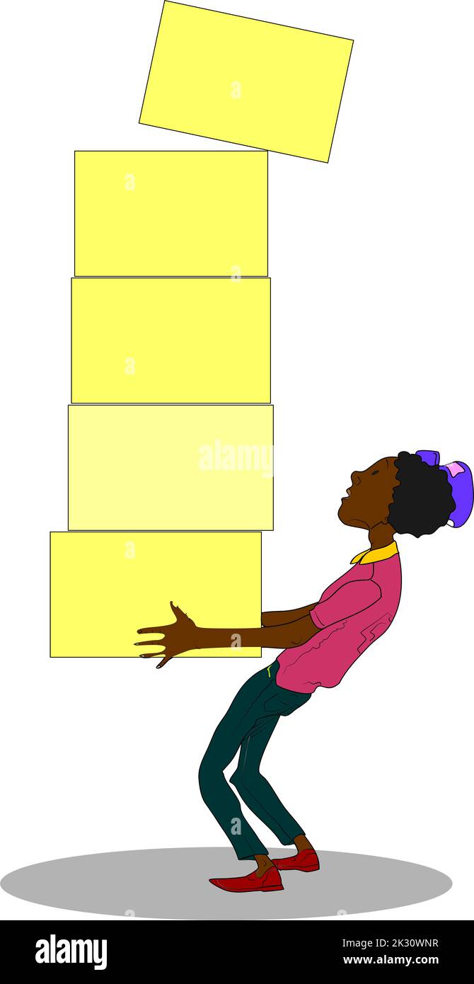 Delivery person f hi-res stock photography and images - Alamy