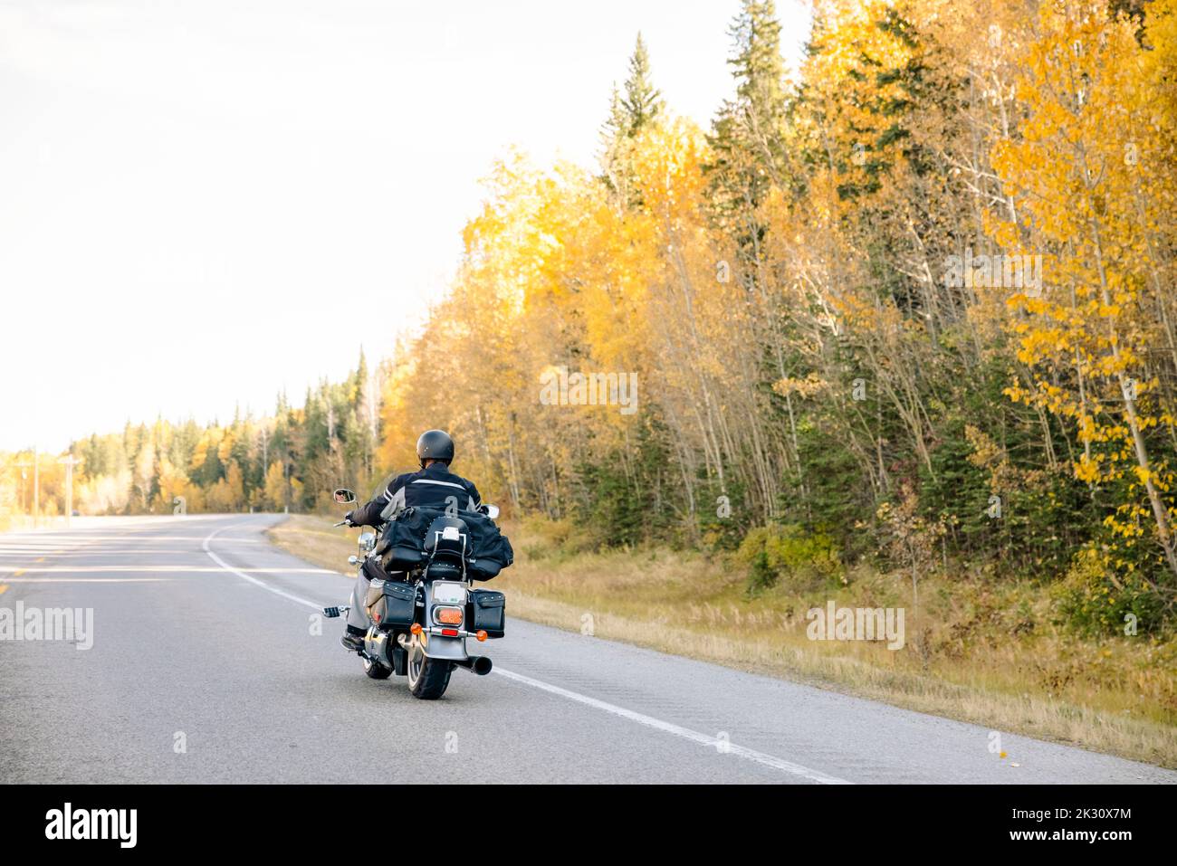 Motorbike through nature hi-res stock photography and images - Alamy