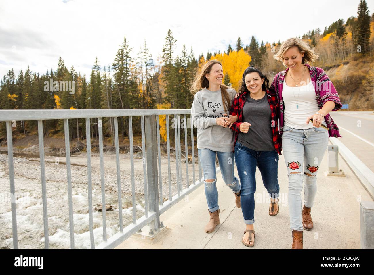 Walking over bridge hi-res stock photography and images - Alamy