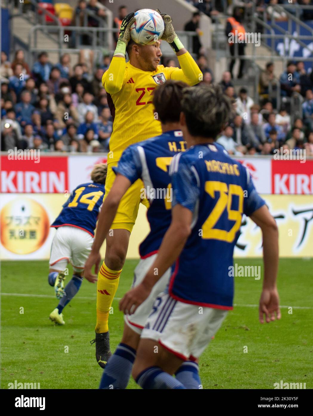 Cross goalkeeper hi-res stock photography and images - Alamy